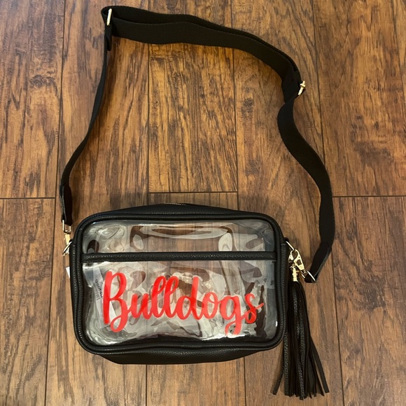 Bags | Clear Georgia Bulldogs Stadium Crossbody Bag | Poshmark